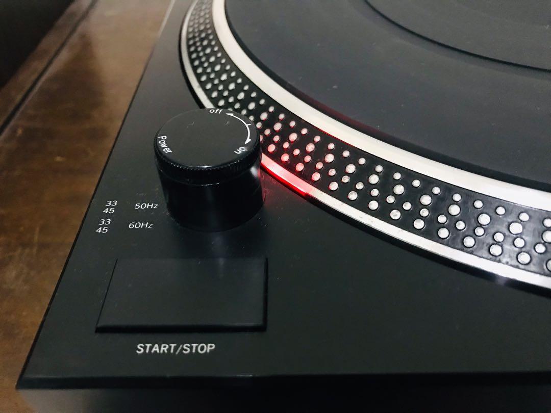 Gemini XL-DD50 IV Turntable Vinyl LP Piring Hitam Record player, Audio ...