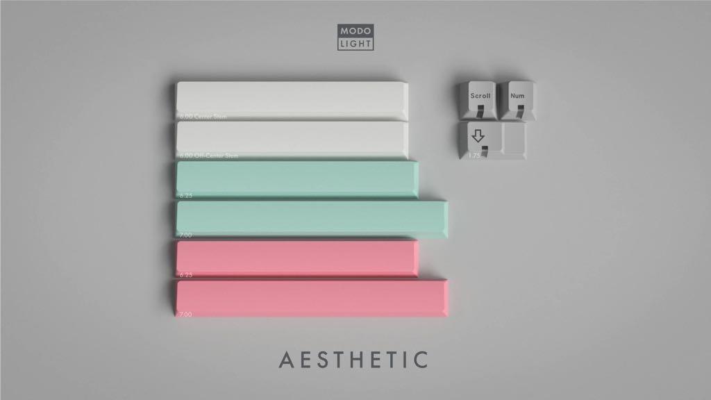 GMK Modern Dolch Light Aesthetic Kit, Computers & Tech, Parts ...