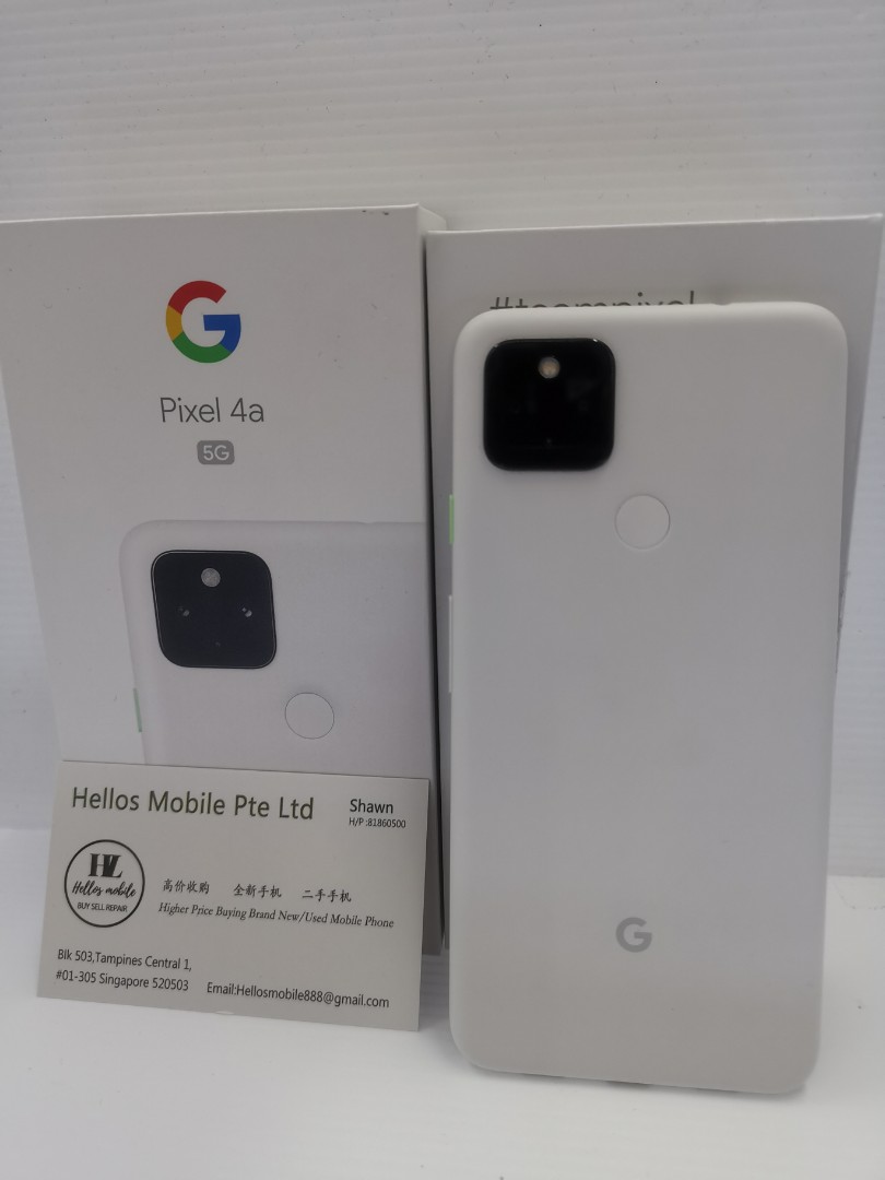 Google Pixel 4A 5G white(used), Mobile Phones & Gadgets, Mobile Phones ...