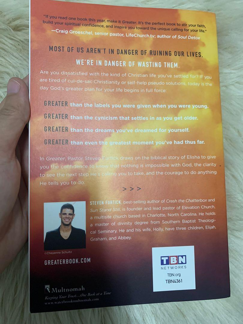 Greater by steven furtick, Hobbies & Toys, Books & Magazines, Religion ...