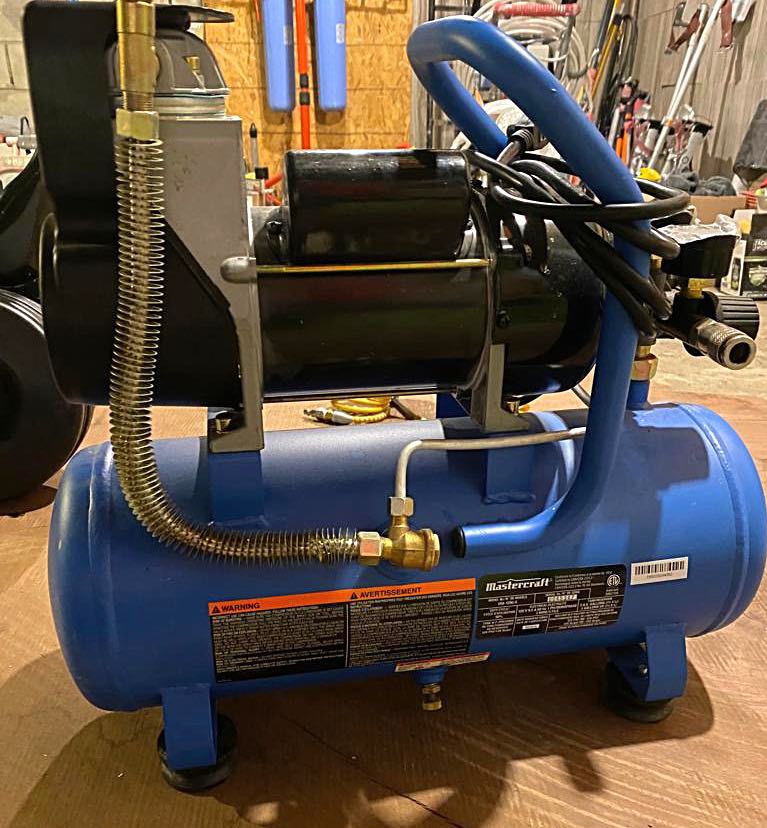 Mastercraft 3 gallon air compressor store