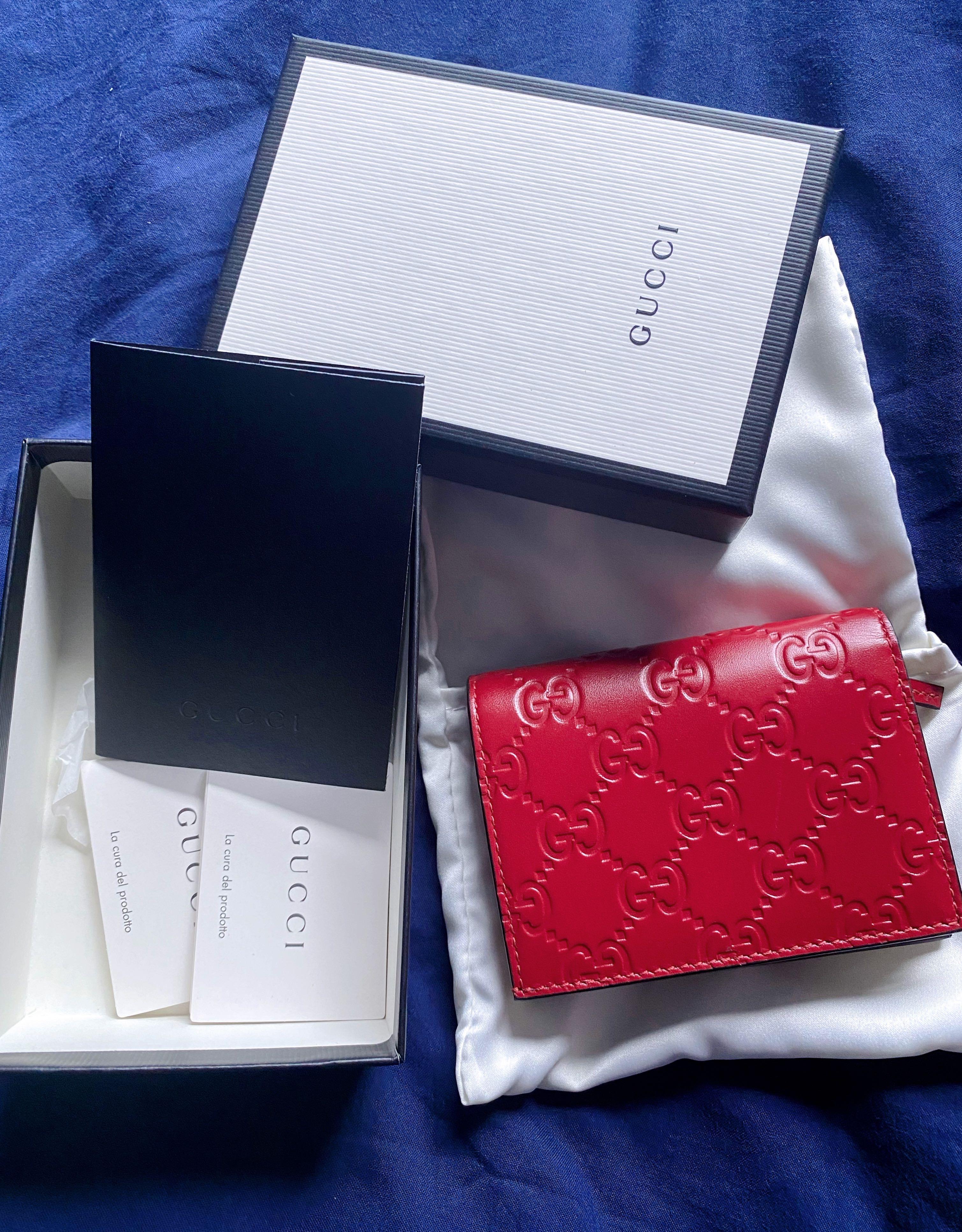 Gucci Cherry Wallet, Women's Fashion, Bags & Wallets, Wallets & Card ...