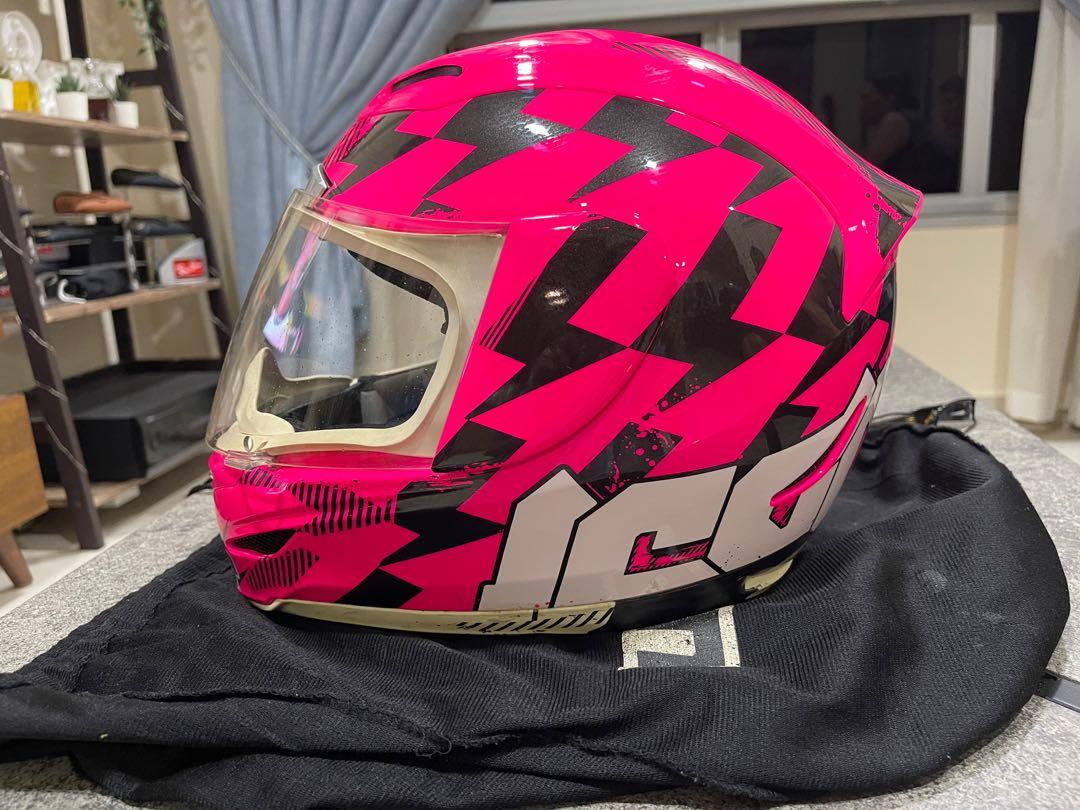 Icon Full Face Helmet, Motorcycles, Motorcycle Accessories on Carousell