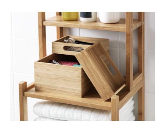 IKEA VARIERA bamboo box, Furniture & Home Living, Home Improvement ...