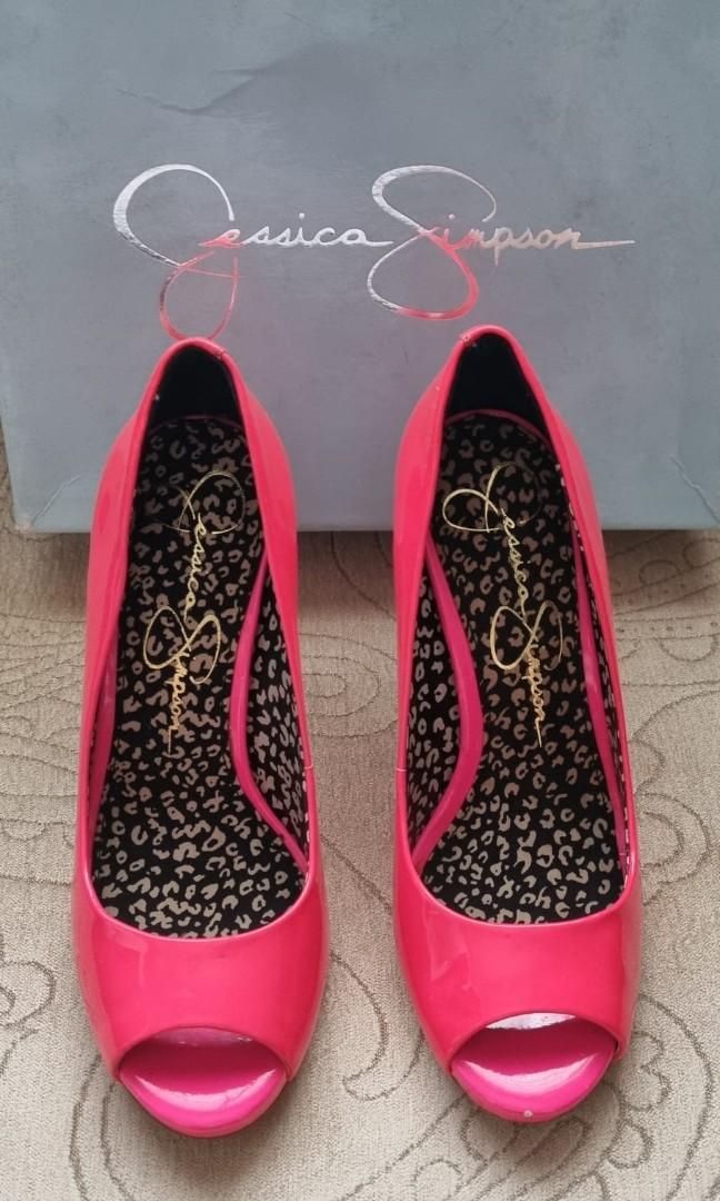 Jessica Simpson Pink Heels, Women's Fashion, Footwear, Heels on Carousell