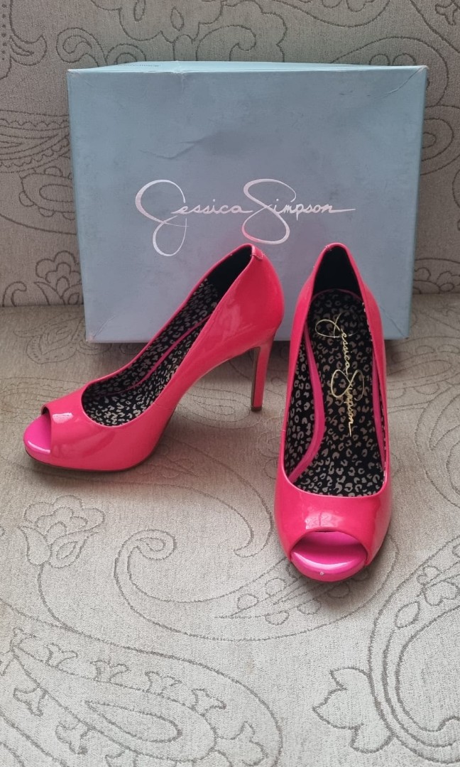 Jessica Simpson Pink Heels, Women's Fashion, Footwear, Heels on Carousell