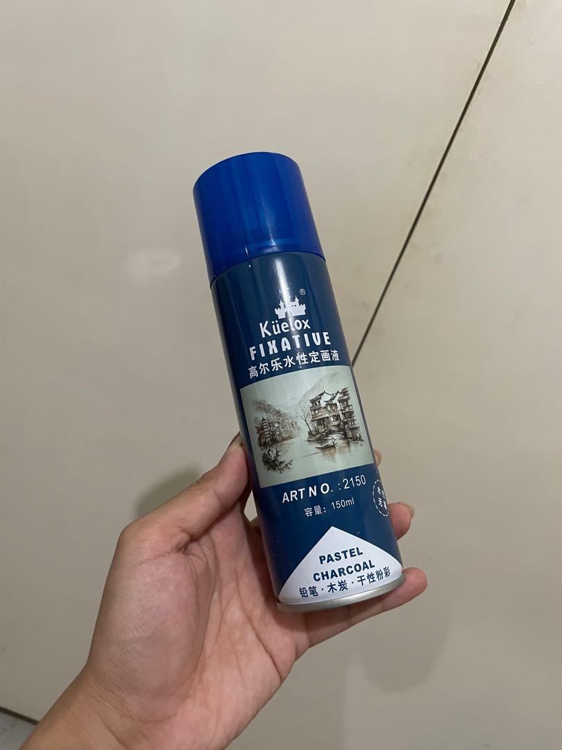KUELOX Fixative Spray Varnish for Pastel and Charcoal Artwork, Hobbies ...