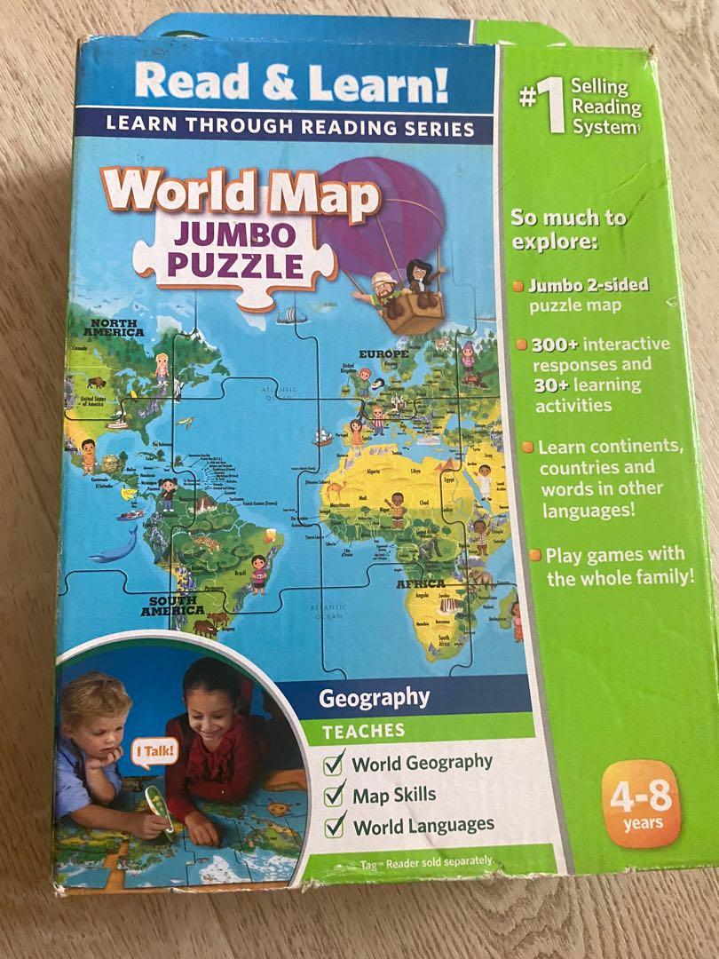 Leapfrog Tag Solar System & Jumbo World Puzzle, Hobbies & Toys, Toys ...