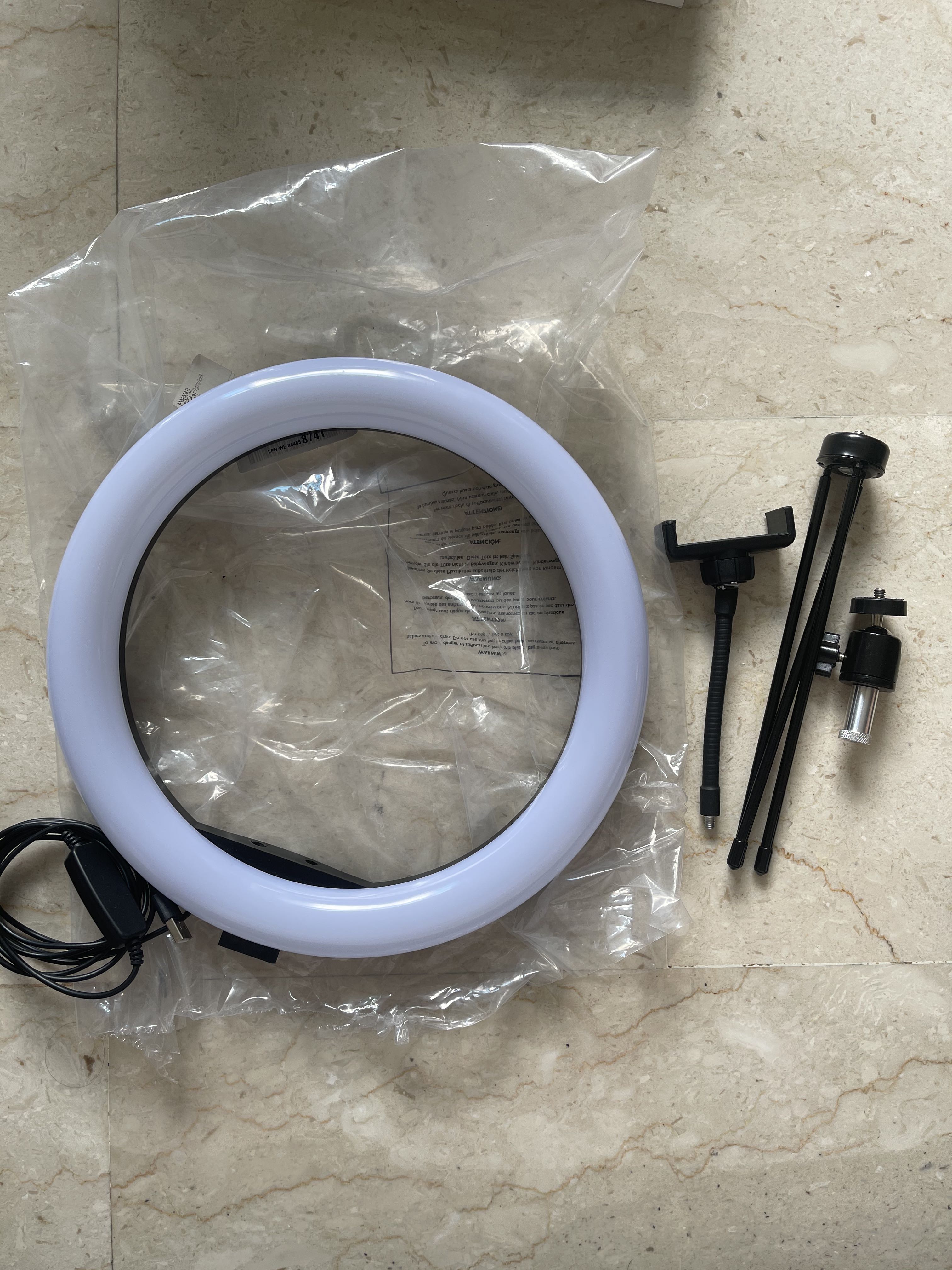 Led Circle Ring Light, Photography, Photography Accessories, Lighting ...