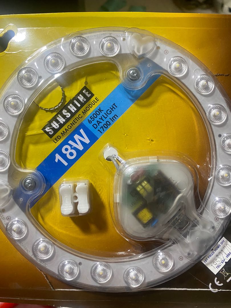 LED magnetic module 18W, Furniture & Home Living, Lighting & Fans ...