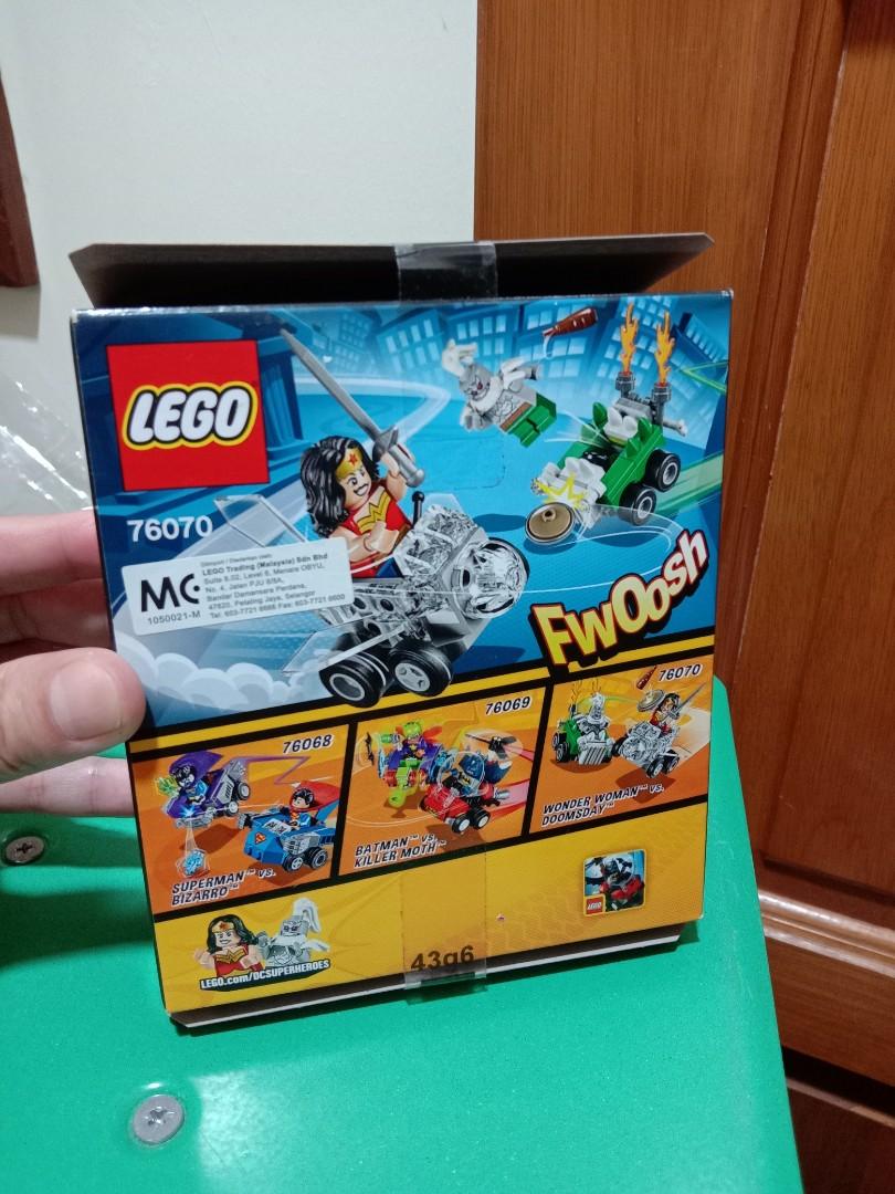 Lego 76070 DC Comics Super Heroes Wonder Woman vs Doomsday, Hobbies ...