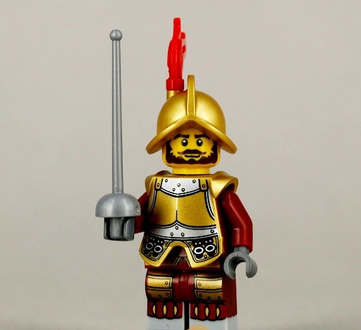 Lego 8833 Collectible Minifig Series 8 conquistador 征服者 連底板 說明書 包裝袋 (全新 ...