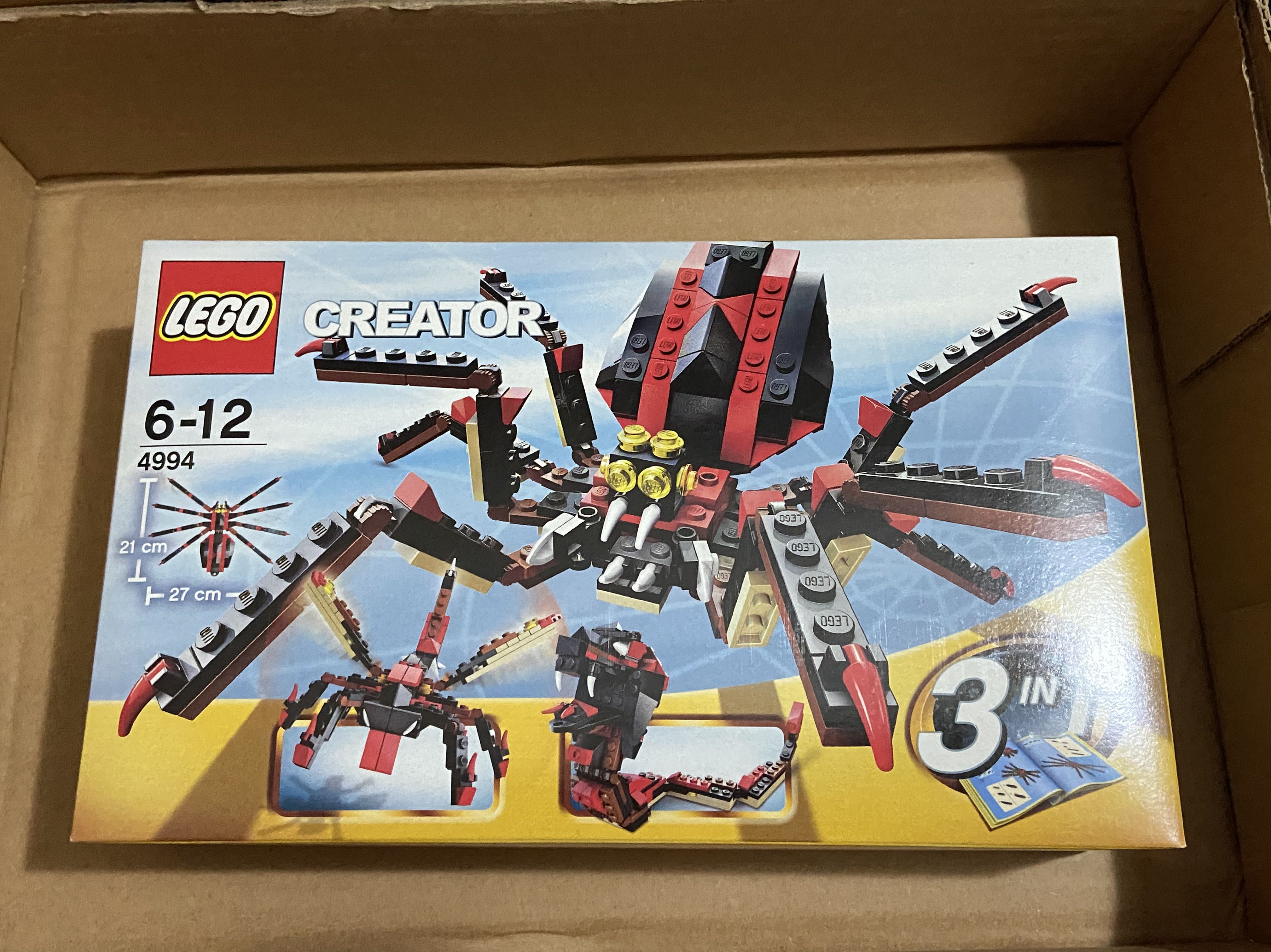 LEGO 樂高 4994 Fierce Creatures 兇猛的生物 蜘蛛 蛇, 興趣及遊戲, 玩具 & 遊戲類 - Carousell