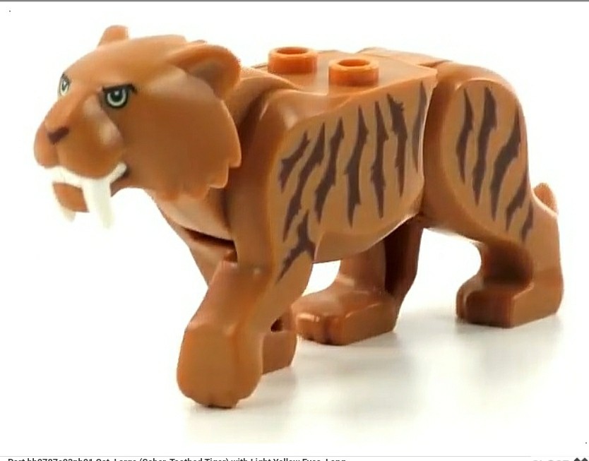 Lego Saber-Toothed Tiger, Hobbies & Toys, Toys & Games on Carousell