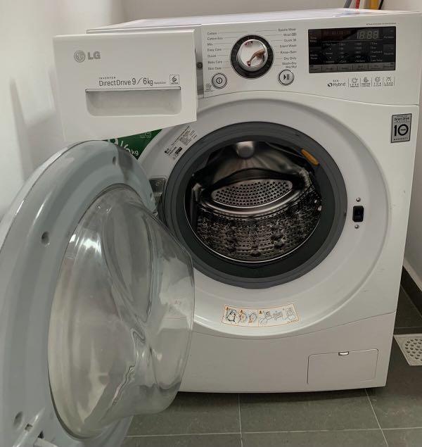 LG (2 in 1) Washer & Dryer - Direct Drive 9 kg/6 kg, TV & Home ...