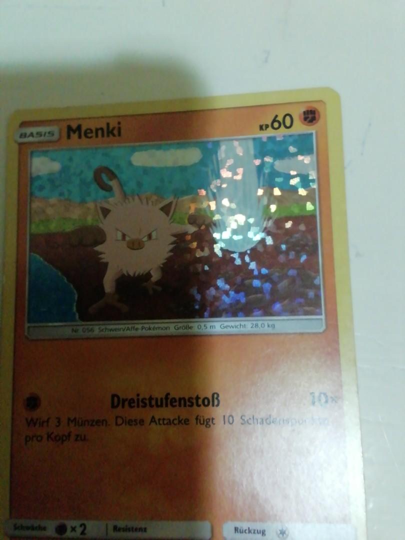 Limited edition menki pokemon card from mcdonald's, Hobbies & Toys ...