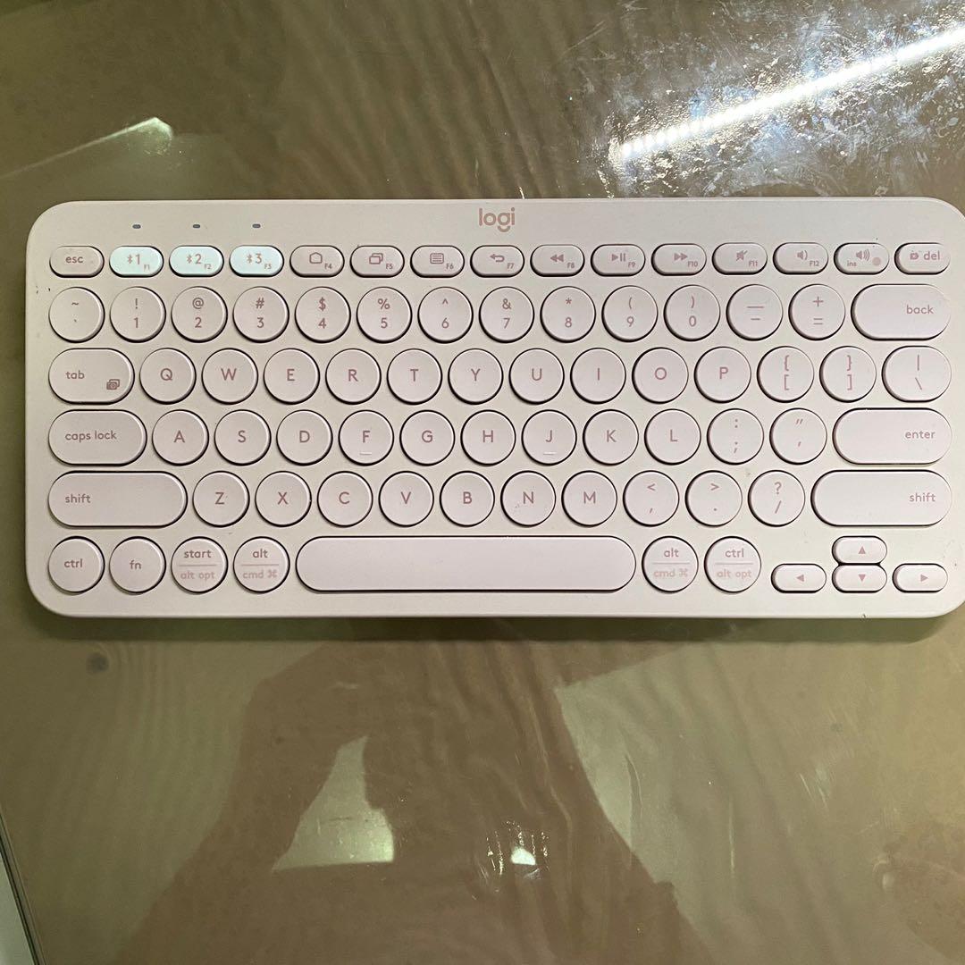 Logitech K380 Pink Keyboard, Computers & Tech, Parts & Accessories ...