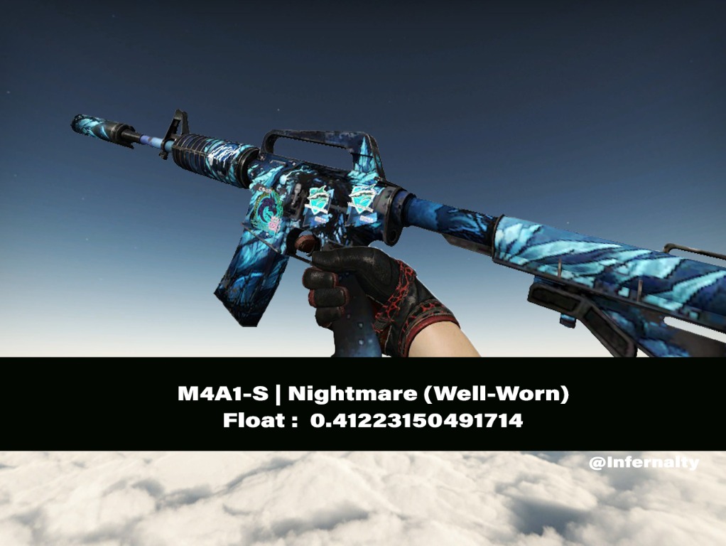 M4A1-S Nightmare WW CSGO SKINS KNIVES, Video Gaming, Gaming Accessories ...
