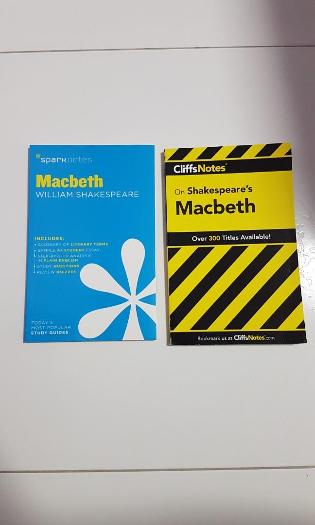 Macbeth Spark Notes / Cliff Notes, Hobbies & Toys, Books & Magazines ...