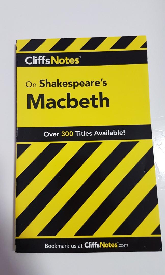 Macbeth Spark Notes / Cliff Notes, Hobbies & Toys, Books & Magazines ...