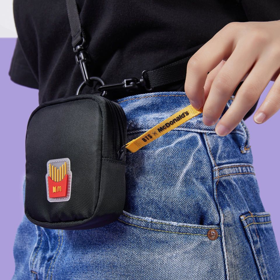 MCD x BTS Logo Mini Bag, Hobbies & Toys, Memorabilia & Collectibles, K ...
