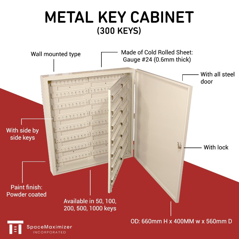 metal key cabinet key cabinet , Furniture & Home Living, Office ...