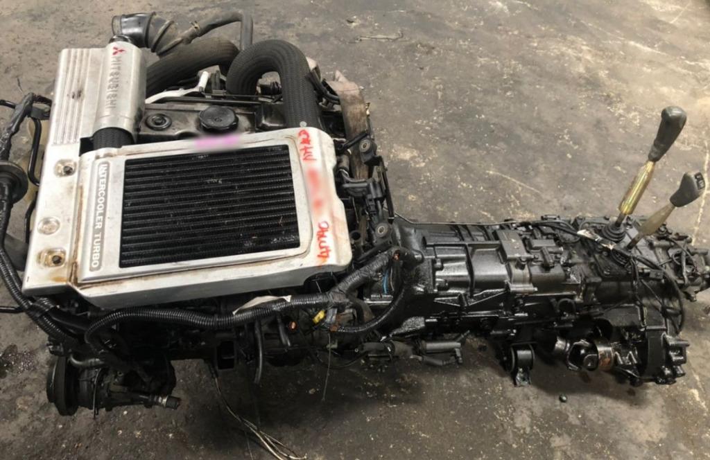 Mitsubishi 4M40 MT 4WD Engine with Gearbox, Auto Accessories on Carousell