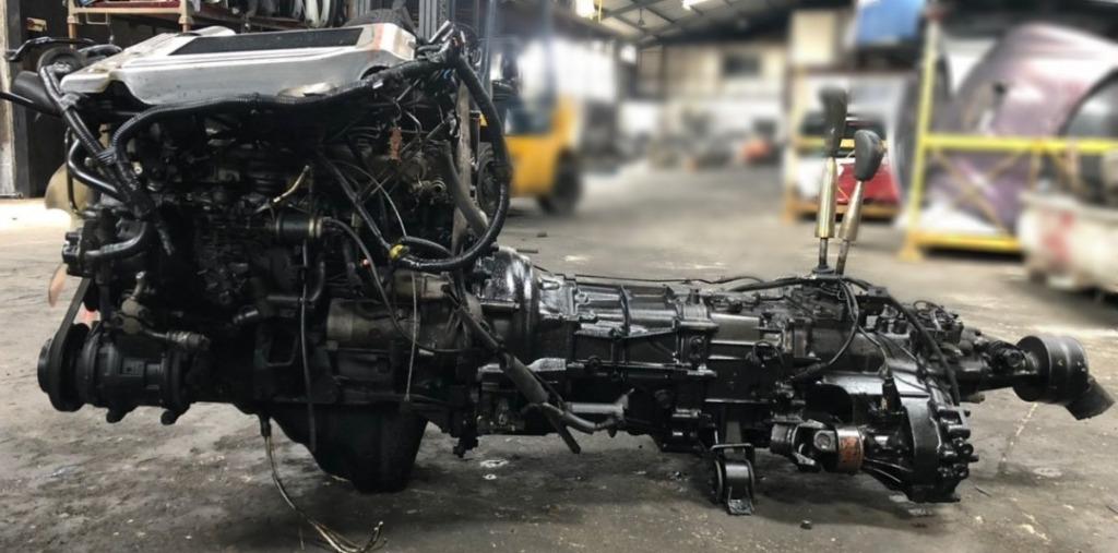 Mitsubishi 4M40 MT 4WD Engine with Gearbox, Auto Accessories on Carousell