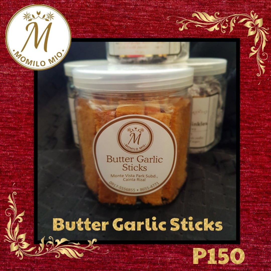 Momilo Mio Butter Garlic Sticks, Food & Drinks, Local Eats on Carousell