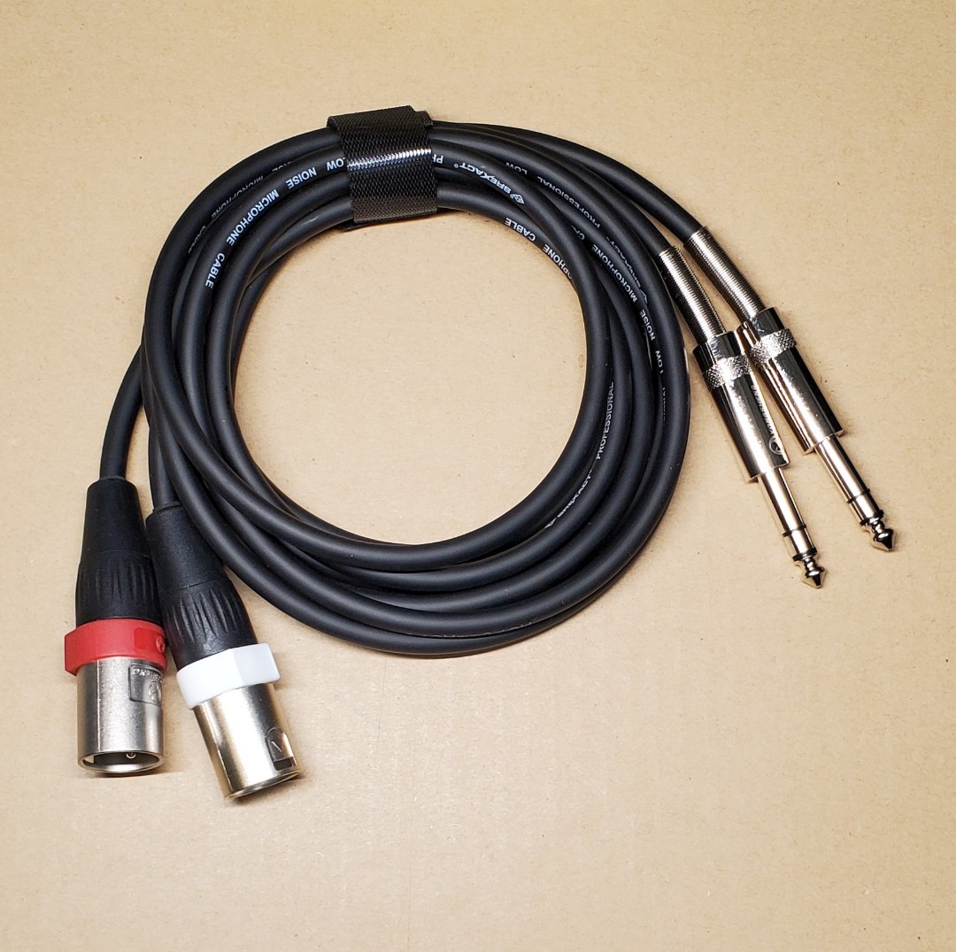 Monitor speaker cables, audio interconnect cables, 5 feet, 1 pair, 音響器材 ...