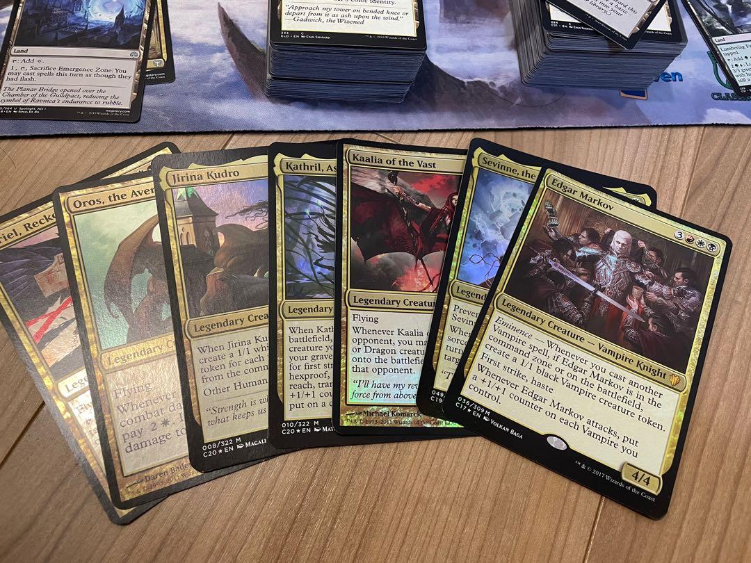 MTG Edgar Markov Kaalia oversized Cards, Hobbies & Toys, Toys & Games ...