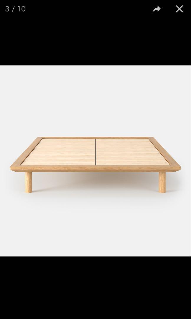 Muji Bed Frame Queen, Furniture & Home Living, Furniture, Bed Frames ...