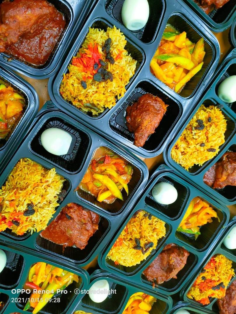 Nasi briyani Bento/ Disposable buffet, Food & Drinks, Packaged ...