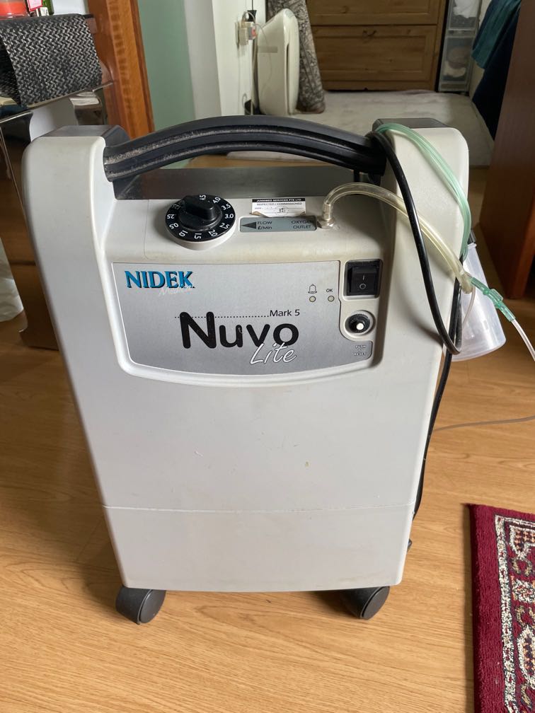 Nidek Nuvo Lite 0 - 5 LPM Oxygen Concentrator (13.6kg), Health ...