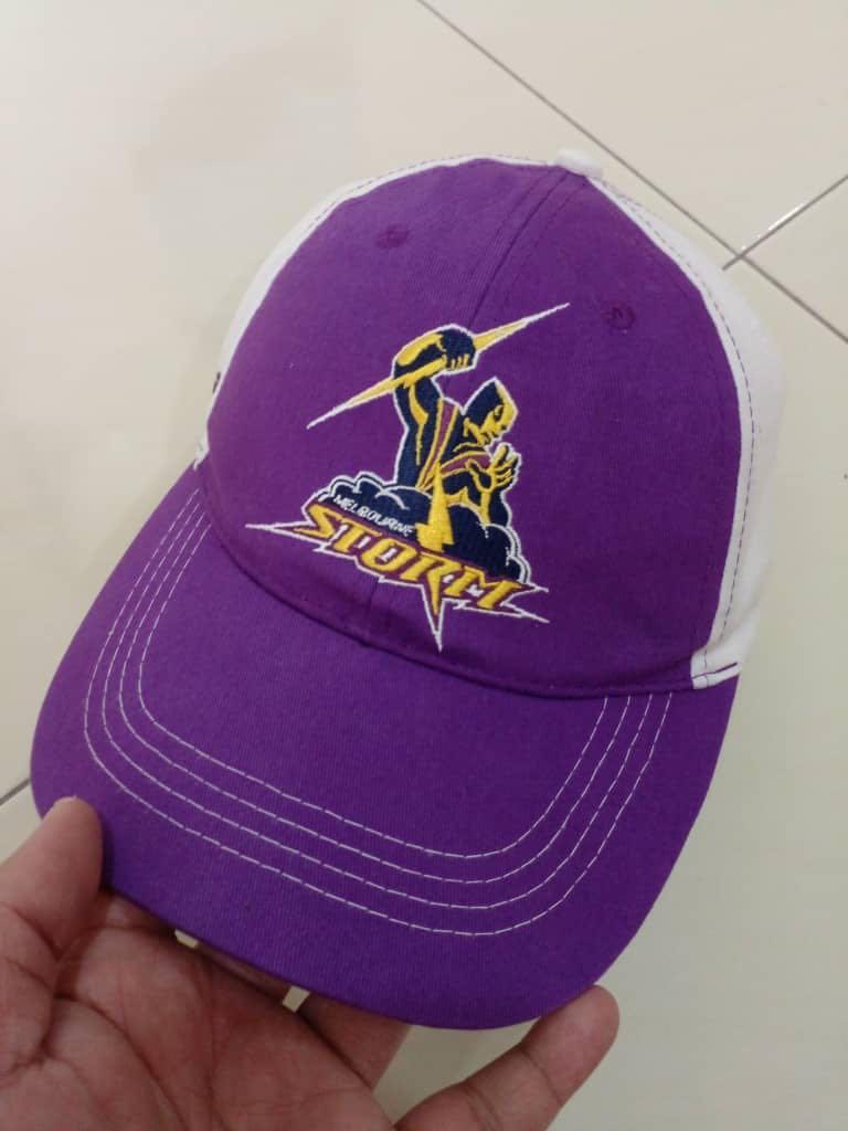 NRL Melbourne Storm Cap, Men's Fashion, Watches & Accessories, Cap ...