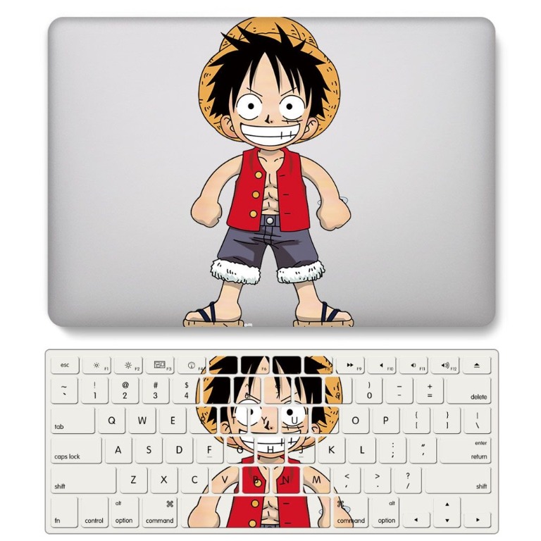 One Piece Luffy design Macbook Cover Case for New Air Pro 13 M1 Model ...