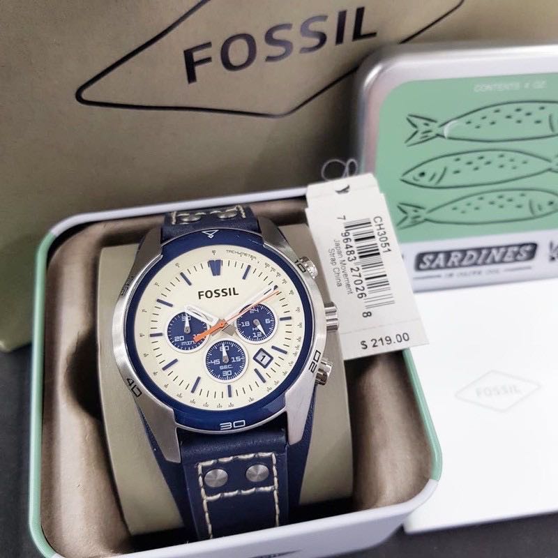 Original 100% Fossil Watch Men Coachmen Ch3051, Fesyen Pria, Jam Tangan ...