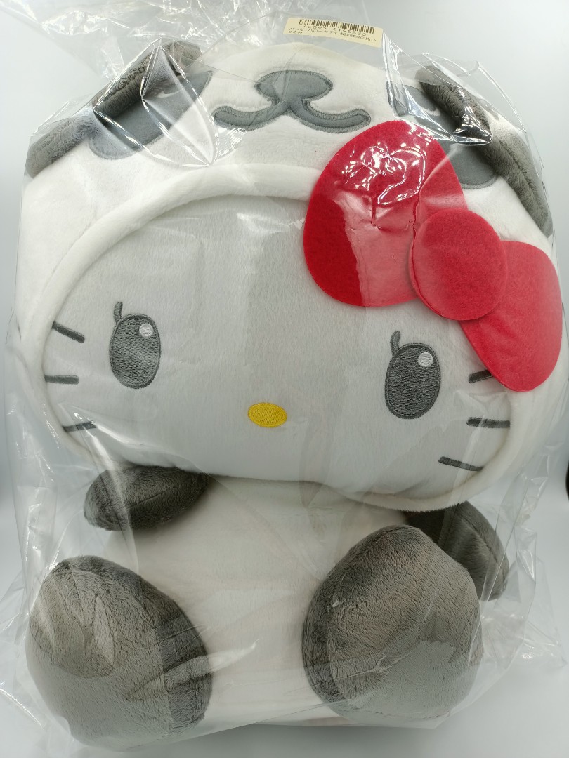 PANDA HELLO KITTY BIG (BLACK-WHITE), Hobbies & Toys, Toys & Games on ...