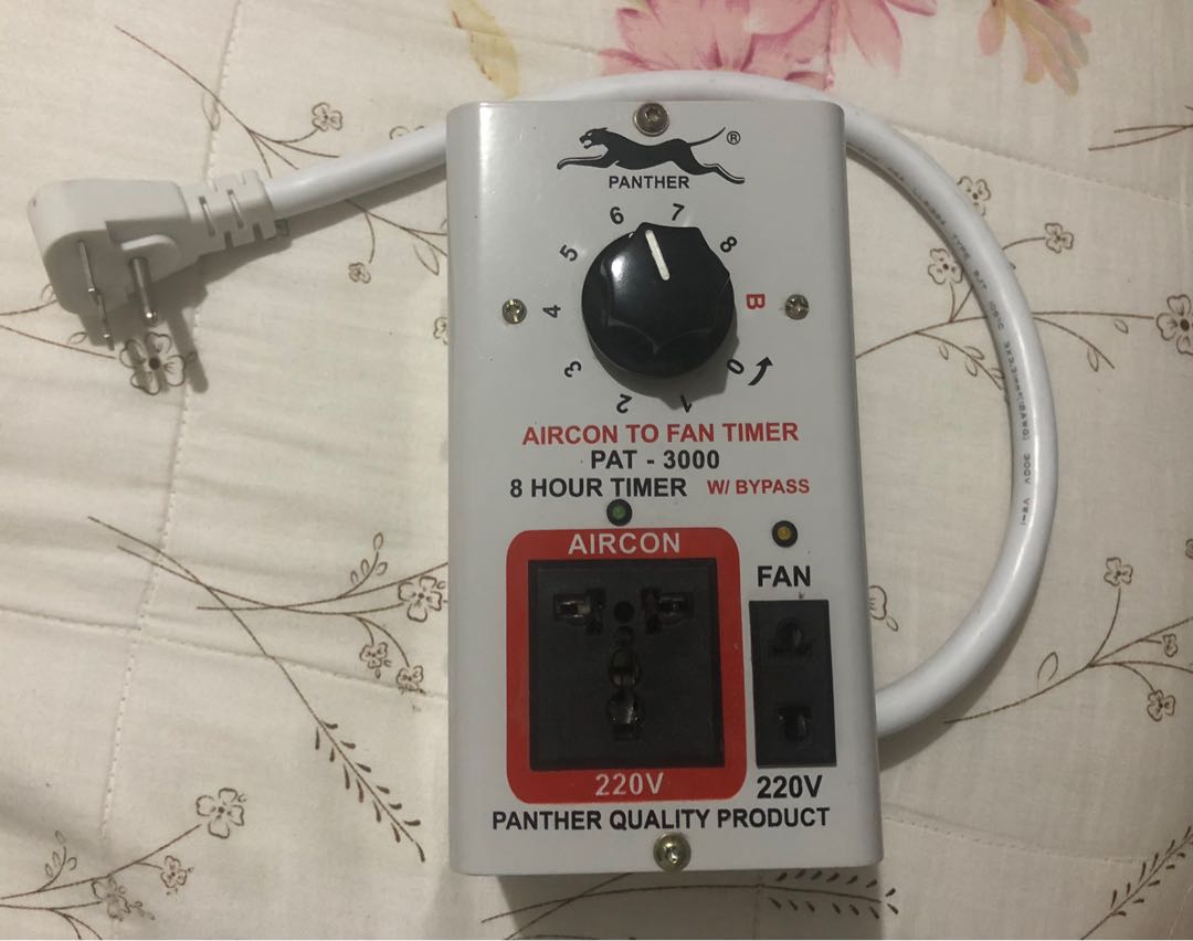 Panther AC to Fan Timer, TV & Home Appliances, Electrical, Adaptors ...