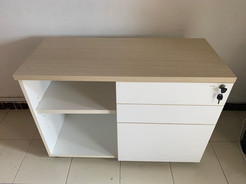 Pedestal with key, Furniture & Home Living, Furniture, Shelves ...