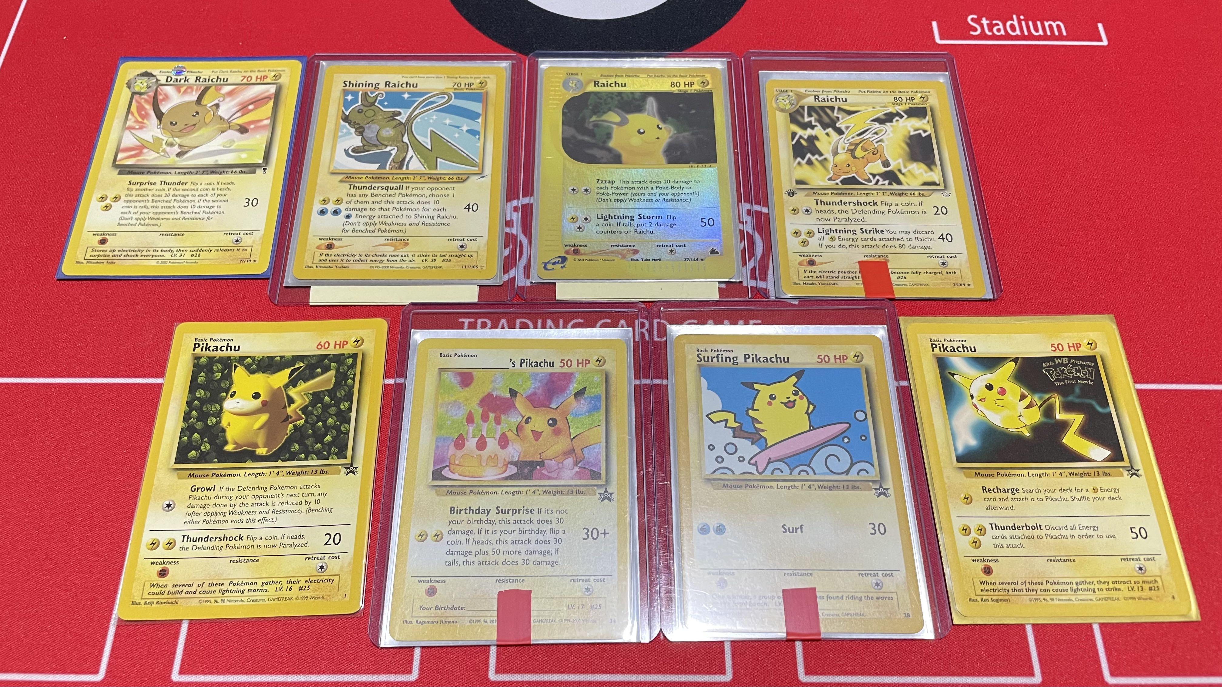 Pikachu Raichu edition skyridge Pokemon card #Pokémon card #vintage ...