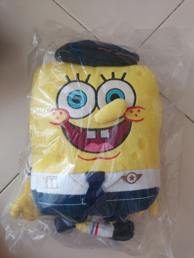 Plush toy spongebox square pants, Hobbies & Toys, Toys & Games on Carousell