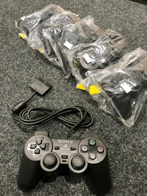 PS2 DS2 WIRED CONTROLLER OEM BLACK COLOUR, Video Gaming, Gaming ...