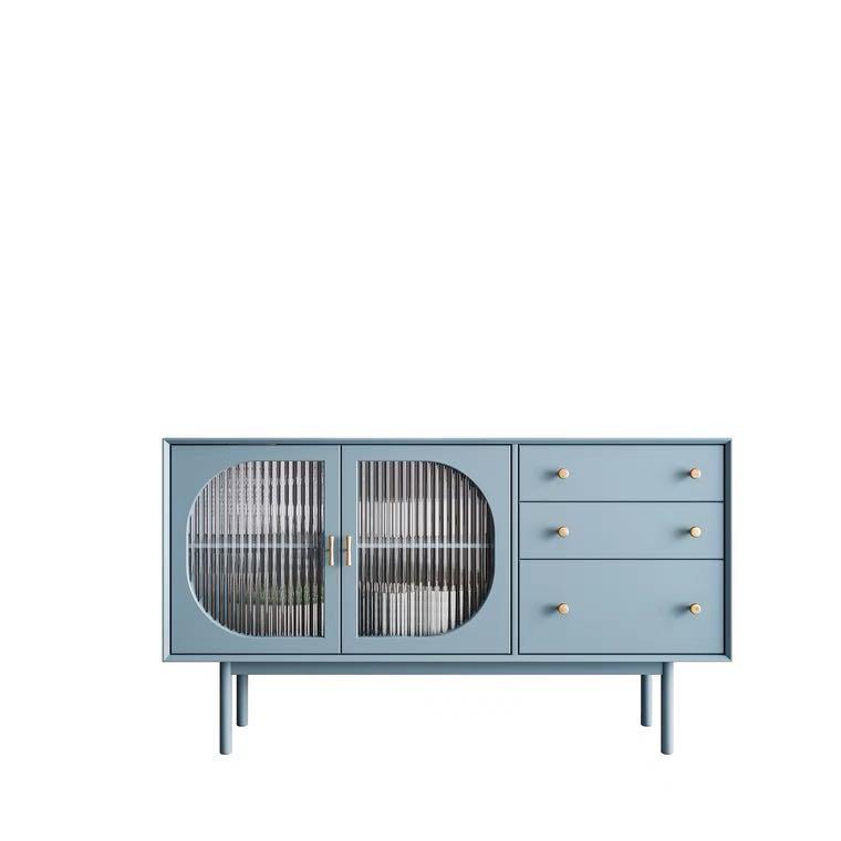 Rattan/glass sideboard/ TV console, Furniture & Home Living, Furniture ...