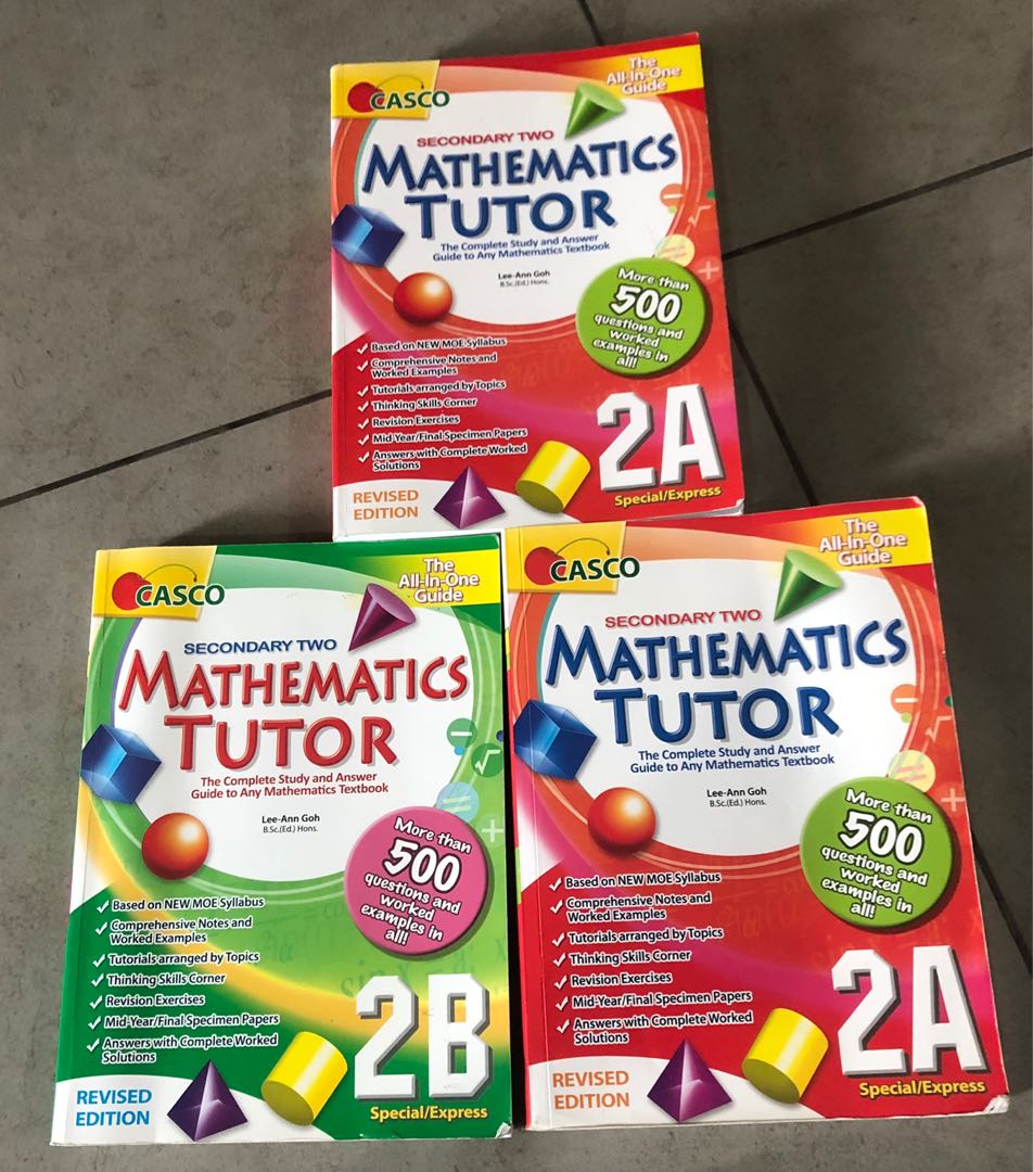sec 2 casco mathematics tutor assessment books, Hobbies & Toys, Books ...