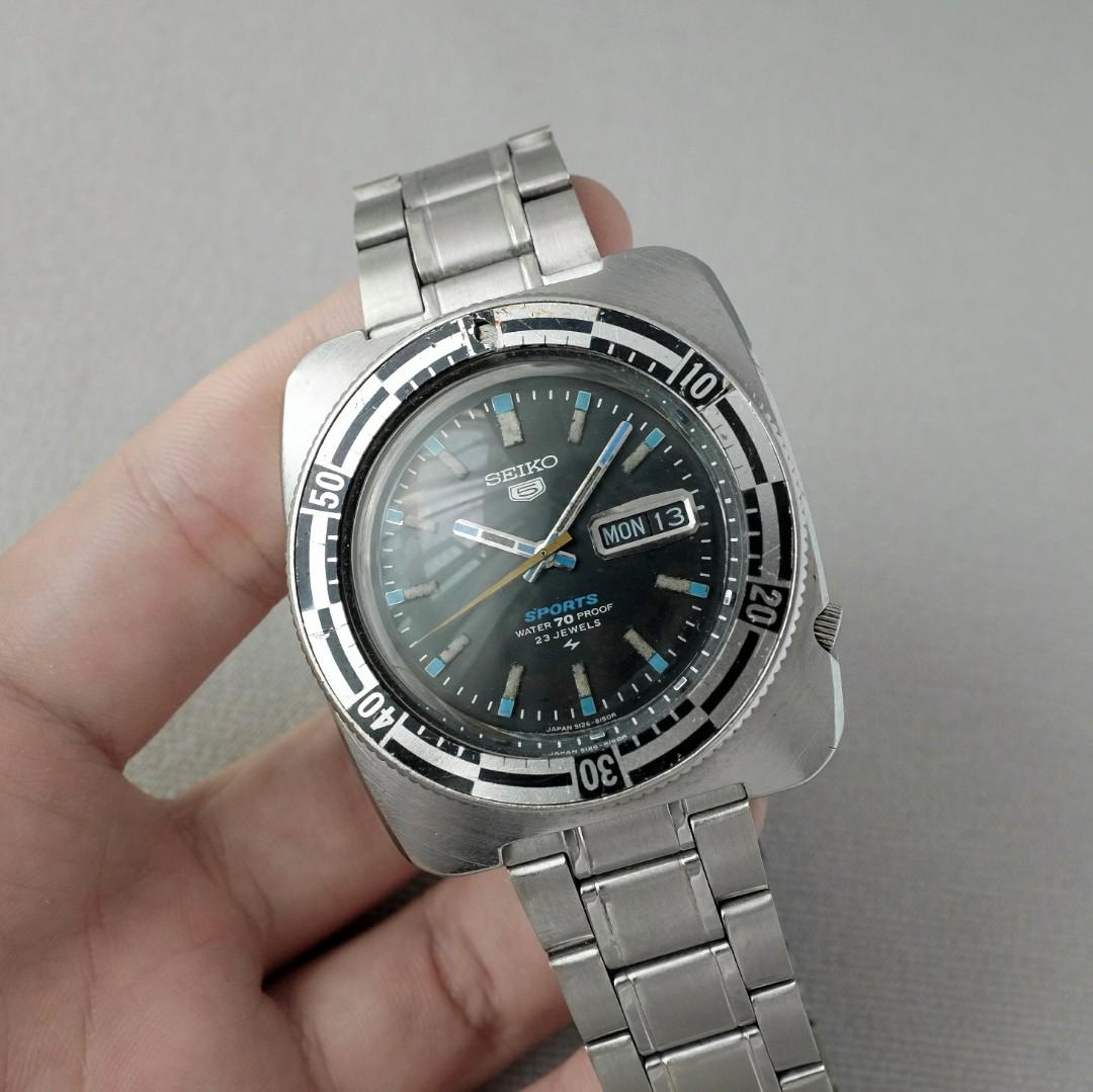 Seiko 5 Rally Diver Vintage 5126-8130 from 1969, Luxury, Watches on Carousell