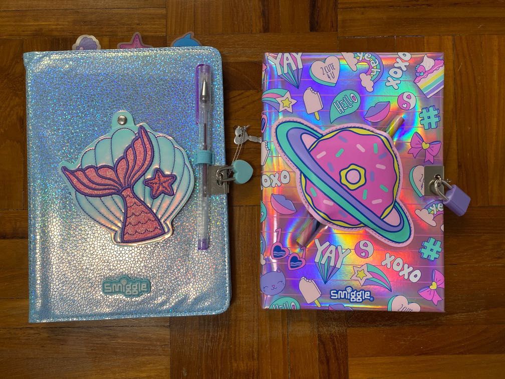 Smiggle Lockable Diaries, Hobbies & Toys, Stationery & Craft ...