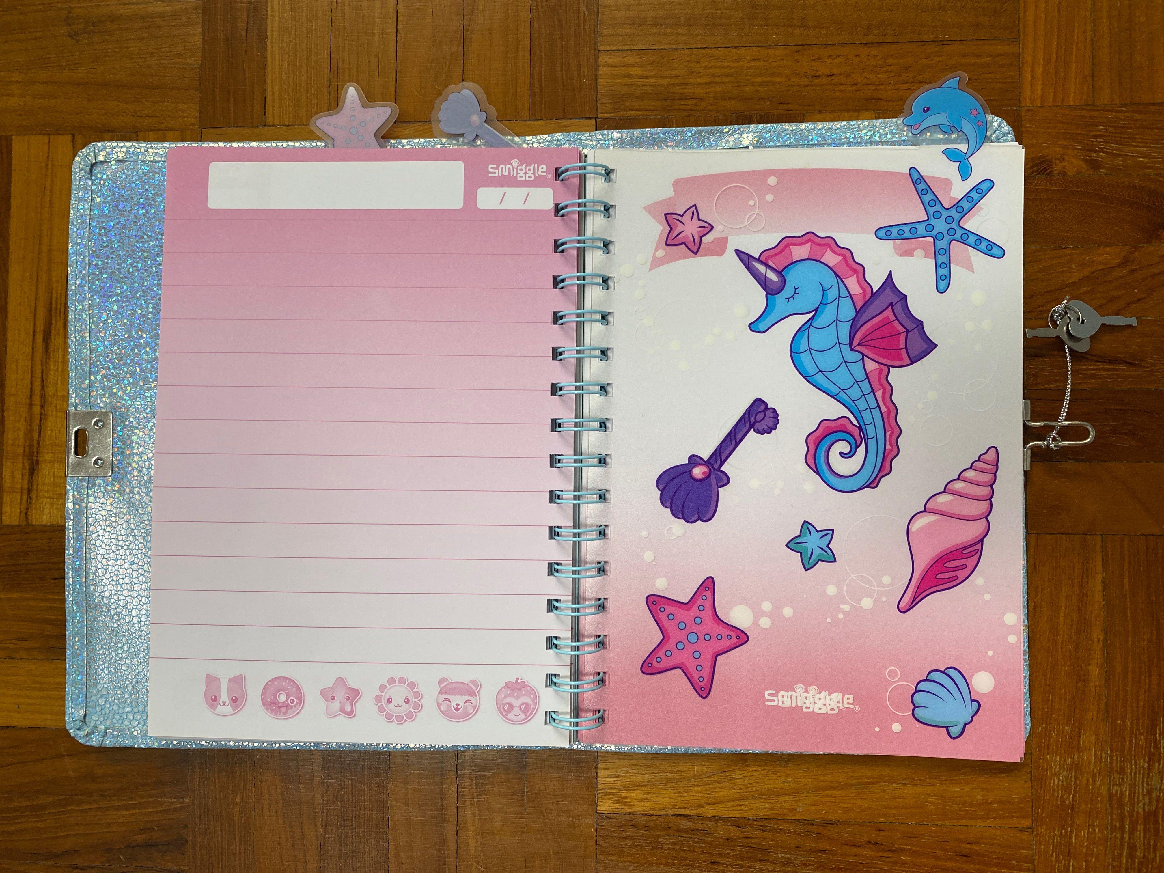 Smiggle Lockable Diaries, Hobbies & Toys, Stationery & Craft ...