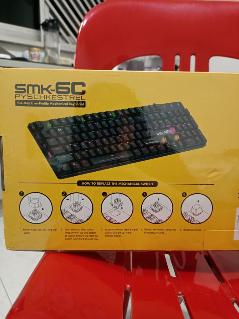 SMK-6C Pyschkestrel Keyboard (Armaggeddon), Computers & Tech, Parts ...