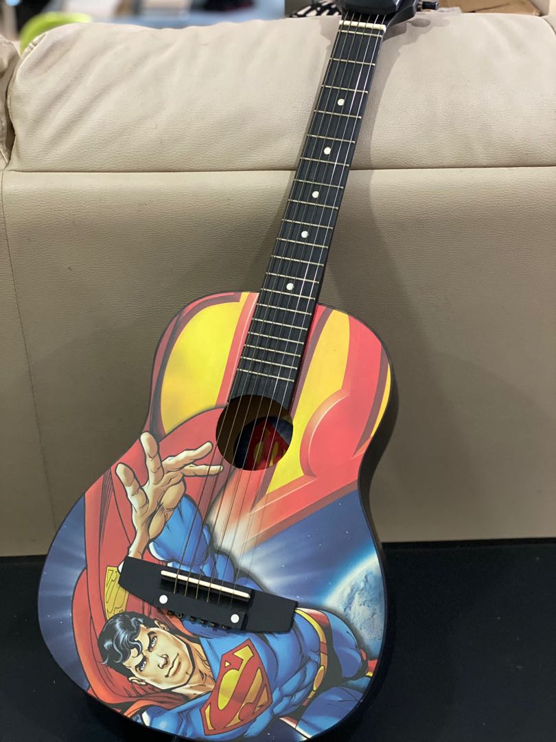 SuperMan guitar, Hobbies & Toys, Music & Media, Musical Instruments on ...